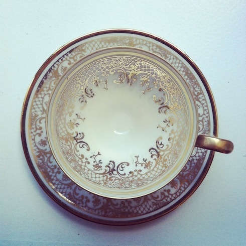 3 kopper m/fat i flott skinn og unike detaljer i gull! - Epla