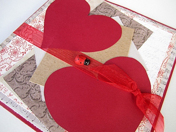 Kort - marihøne og hjerter - Epla