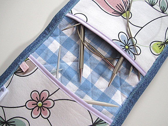 Rundpinnemappe - Jeans med blonde - Epla