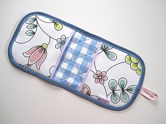 Rundpinnemappe - Jeans med blonde - Epla