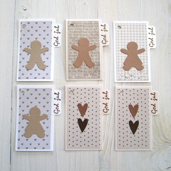 6 gavelapper - lyse toner - Epla