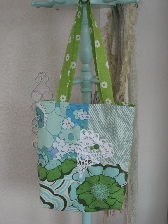 Handlenett, herlig grønn og blå! - Epla