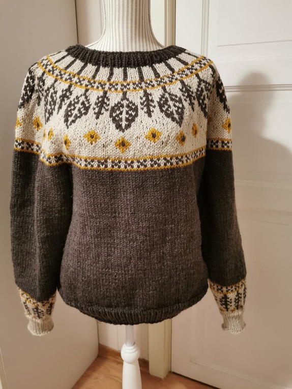 Høstblad genser - Epla