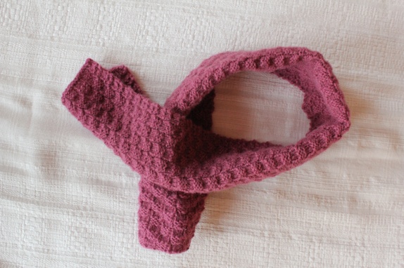 Mykt gammelrosa skjerf - Epla