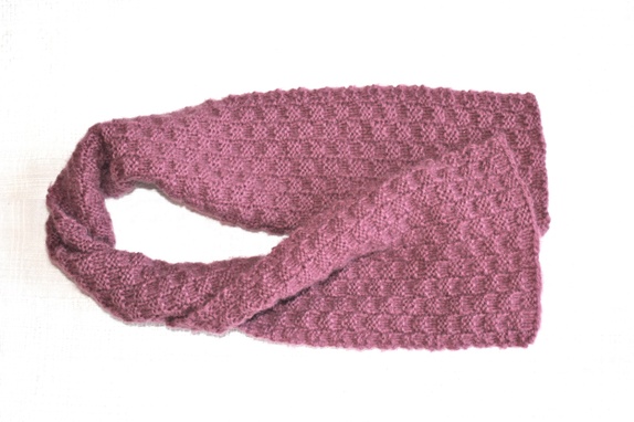 Mykt gammelrosa skjerf - Epla