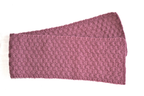 Mykt gammelrosa skjerf - Epla