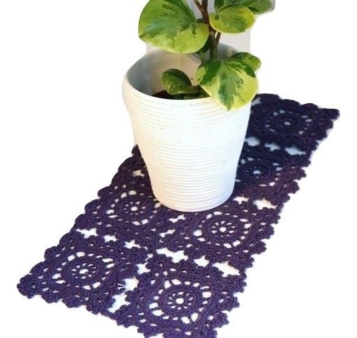 Heklet brikke - Epla