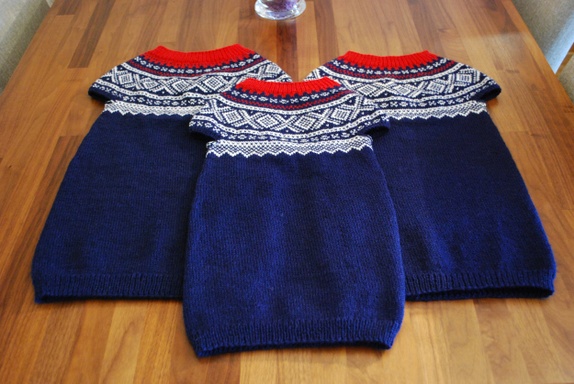 Strikket tunika - Epla