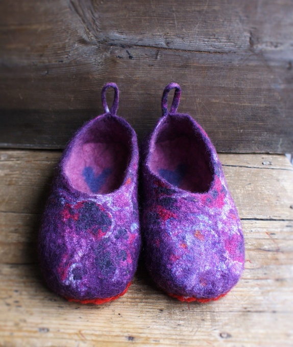 Ull Tøfler Tovede Dame Tøfler Tova Tøfler Norsk Saueull - Epla