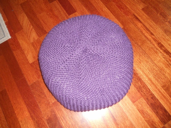 Strikket puff - Epla