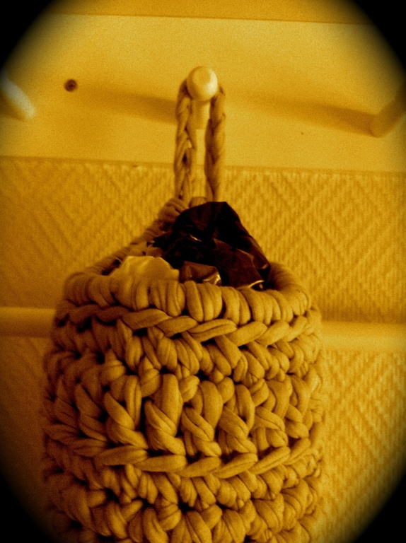 Heklet plastposeholder - Epla