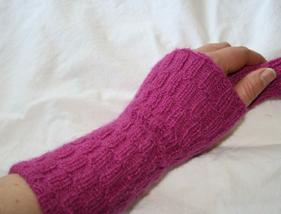 Pulsvarmere i rosa alpakka - Epla