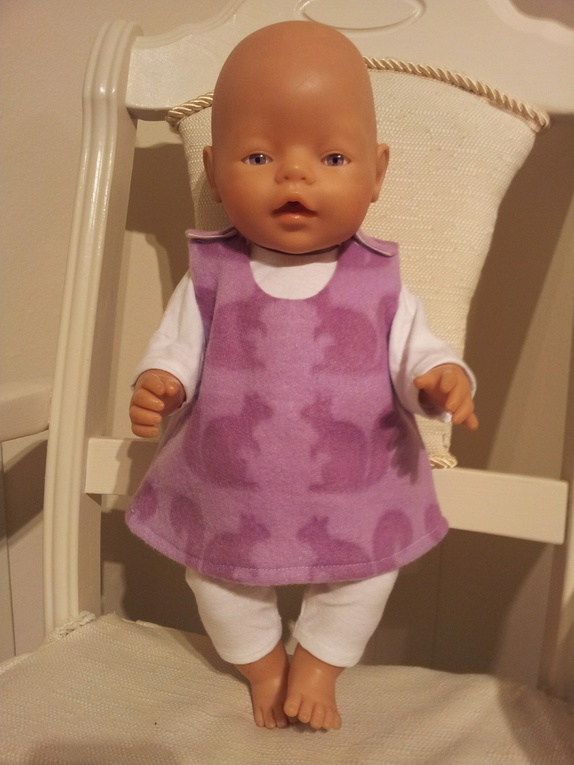 Baby born lilla kjolesett - Epla