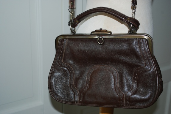 Spesiell vintage veske i skinn - Epla