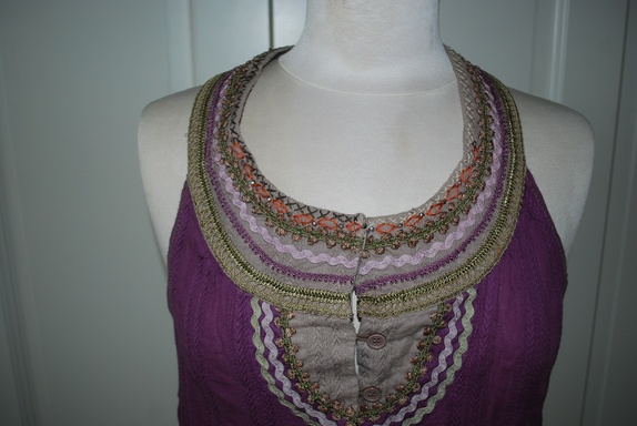 Etniskinspirert topp fra CULTURE - str L - Epla