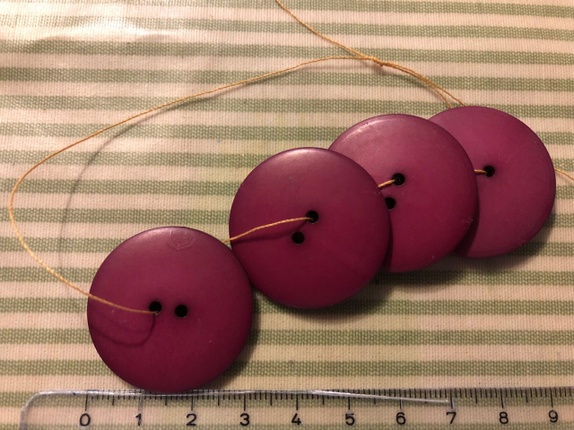Store rødlilla knapper - Epla