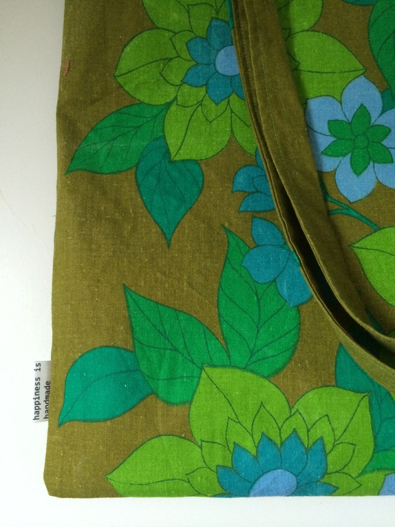 Retro skulderveske/ handlenett - Epla