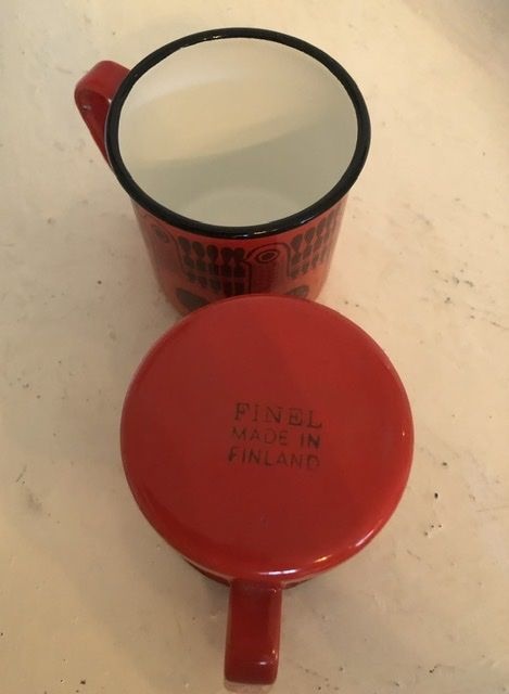 Emalje kopper/krus - Retro! - Epla