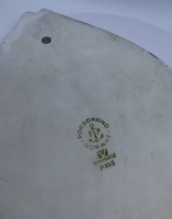 Porsgrunn porselen platte - Epla