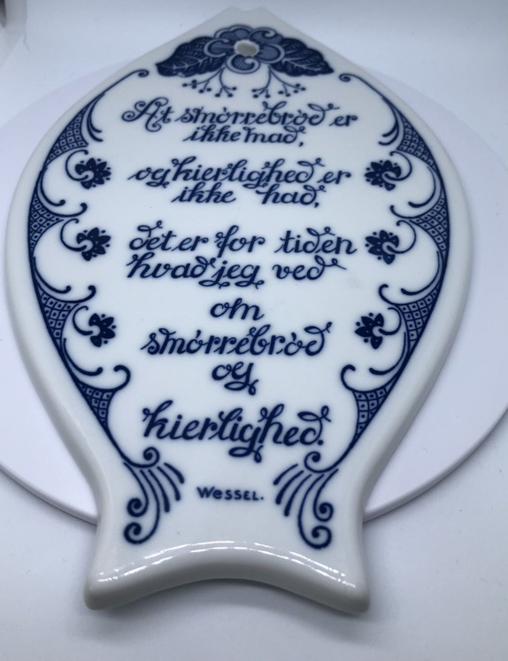 Porsgrunn porselen platte - Epla