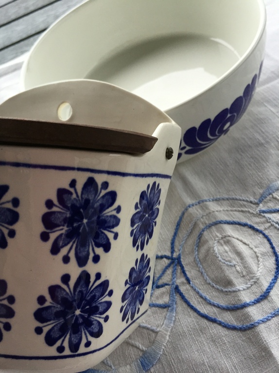 Egersund Fayance saltkar - Epla