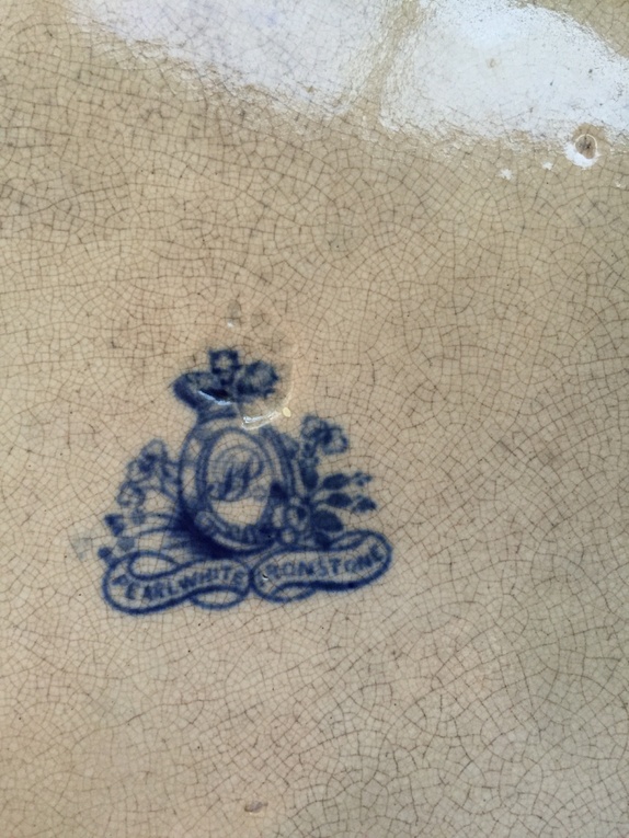 Nydelig blått fat - Epla