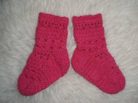 Rosa små sokker - Epla