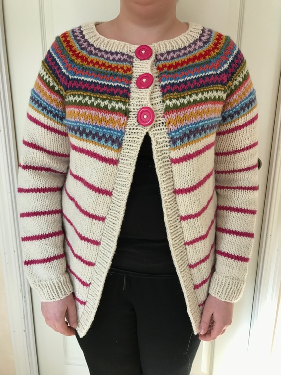 Retro fargerik kofte - Epla