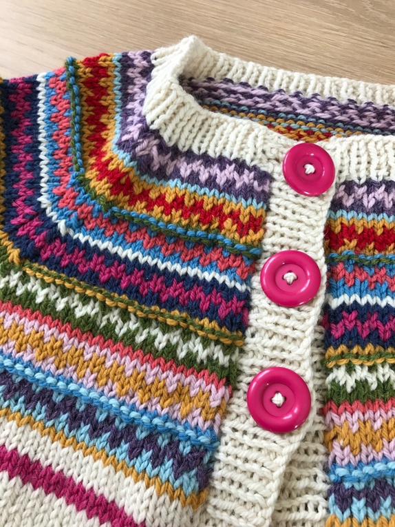 Retro fargerik kofte - Epla