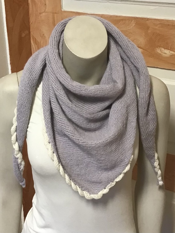 Sjal i alpakka - Epla