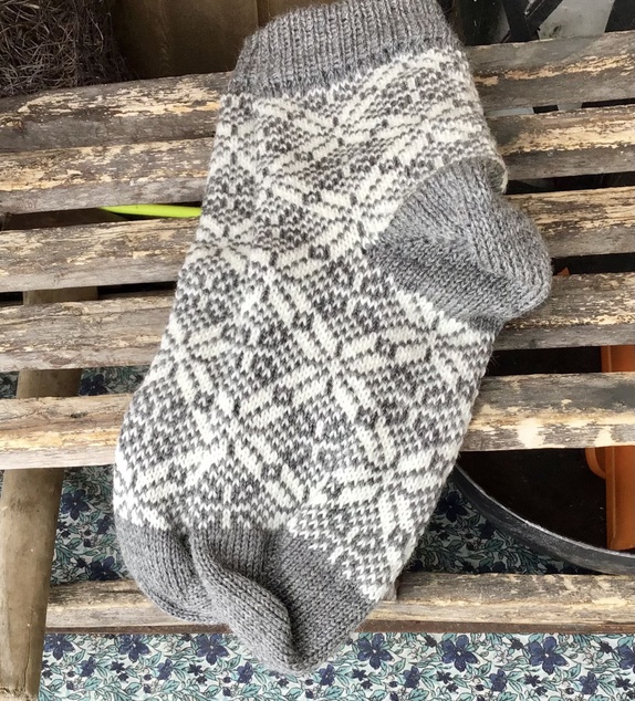 Sokker str. 42 Med tradisjonsmønster:))) - Epla