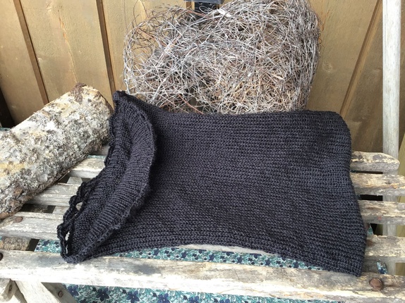 Mjuk hals, alpakka og Silke - Epla