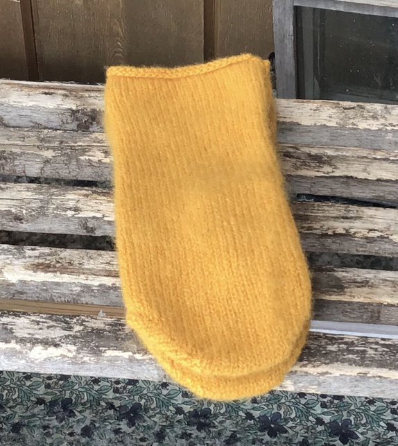 Ullvotter i norsk garn Str M - Epla