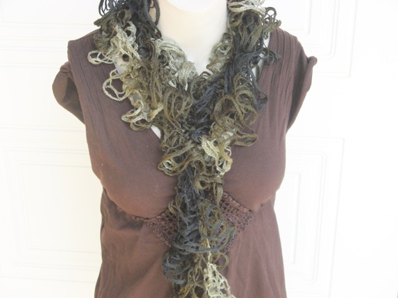 Salg 50 % Pynte-skjerf i jordfarger! - Epla