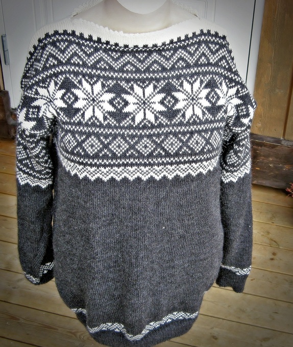 Alpakka genser, Str. (M) - Epla