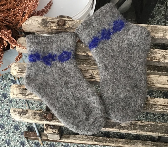 Tova sokker av norsk ullgarn str 30 - Epla