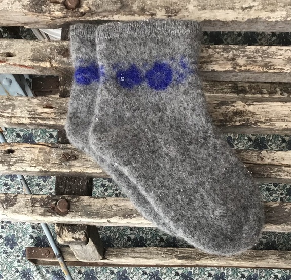 Tova sokker av norsk ullgarn str 30 - Epla