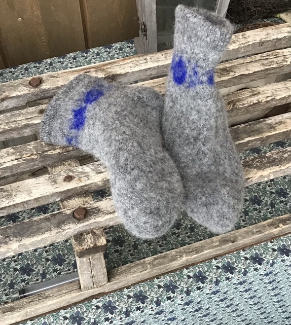 Tova sokker av norsk ullgarn str 30 - Epla