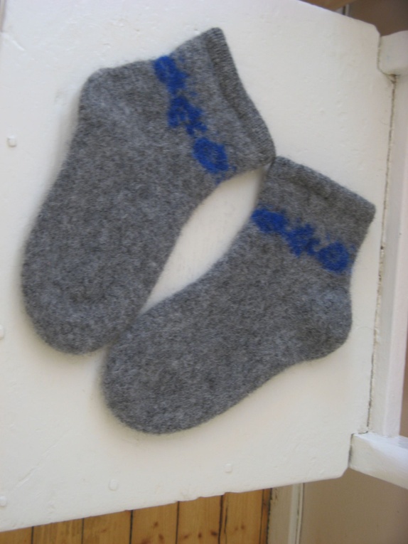 Tova sokker av norsk ullgarn str 30 - Epla