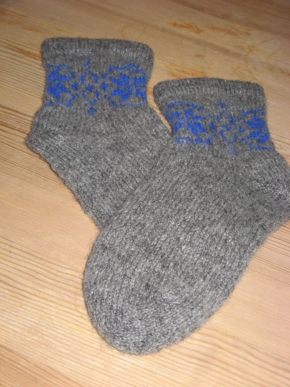 Tova sokker av norsk ullgarn str 34 - Epla