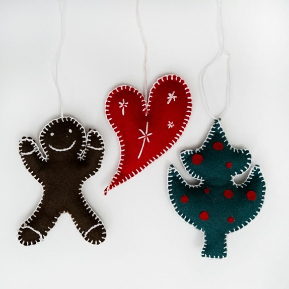 Juletrepynt, 3 pk - Epla