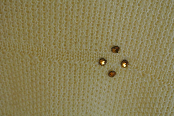 Vintage kremgul genser - Epla