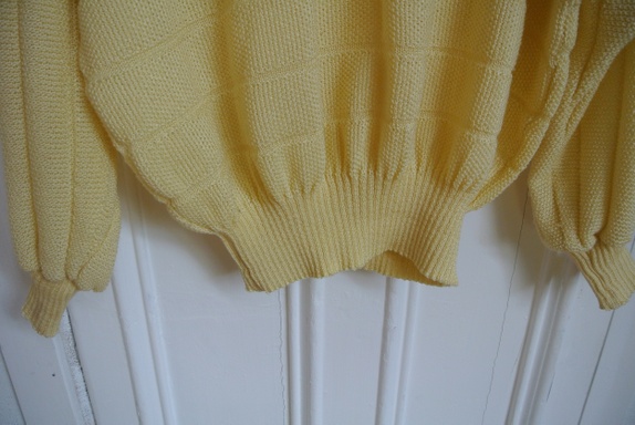 Vintage kremgul genser - Epla