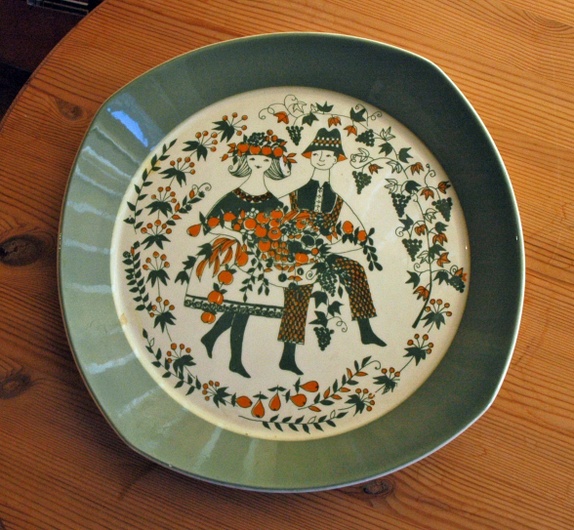 stort serveringsfat "Sicilia" fra Figgjo - Epla