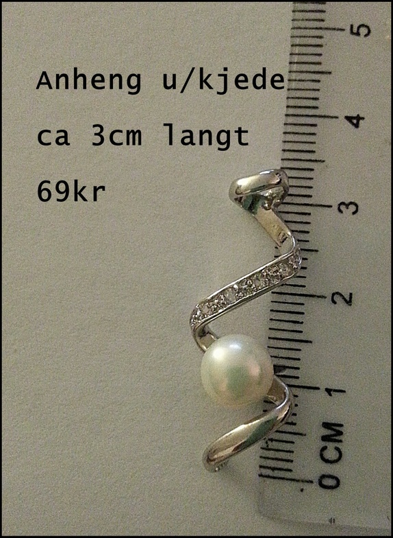 Anheng hvit perle - Epla