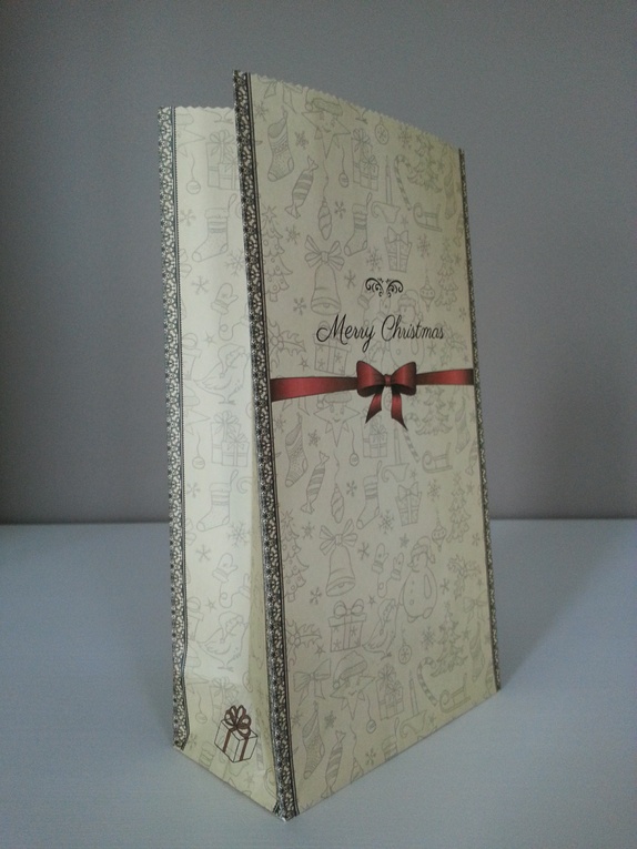 Gavepose "Rød sløyfe" - Epla