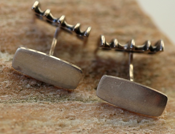 David-Andersen. Mansjettknapper i sterling sølv. Vintage - Epla