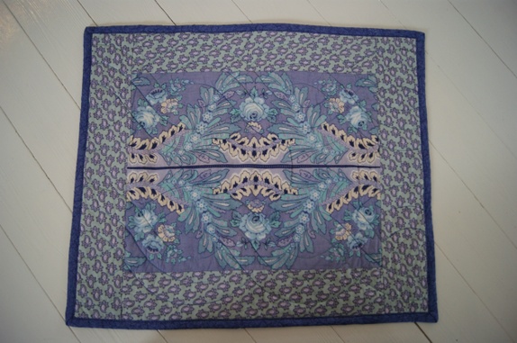 Quiltet brikke - Epla