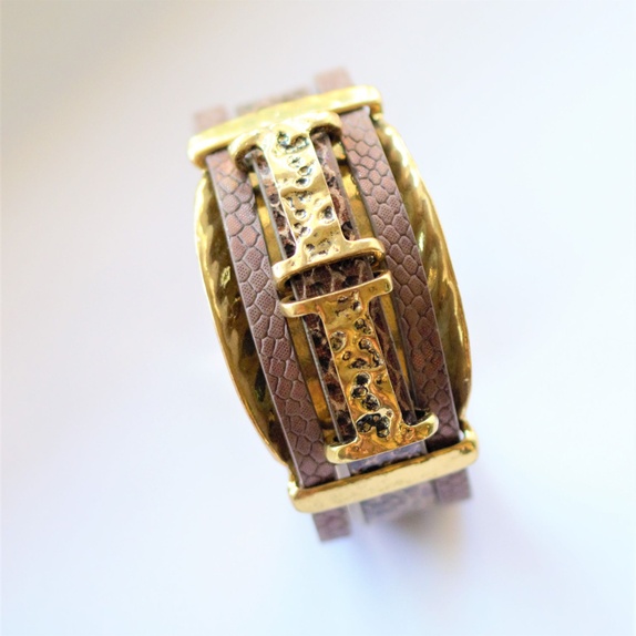 SALG Grått / Brunt / Rødt Armbånd - Epla