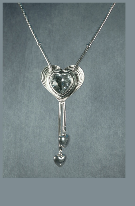 SALG Stort hjerte smykke - Epla